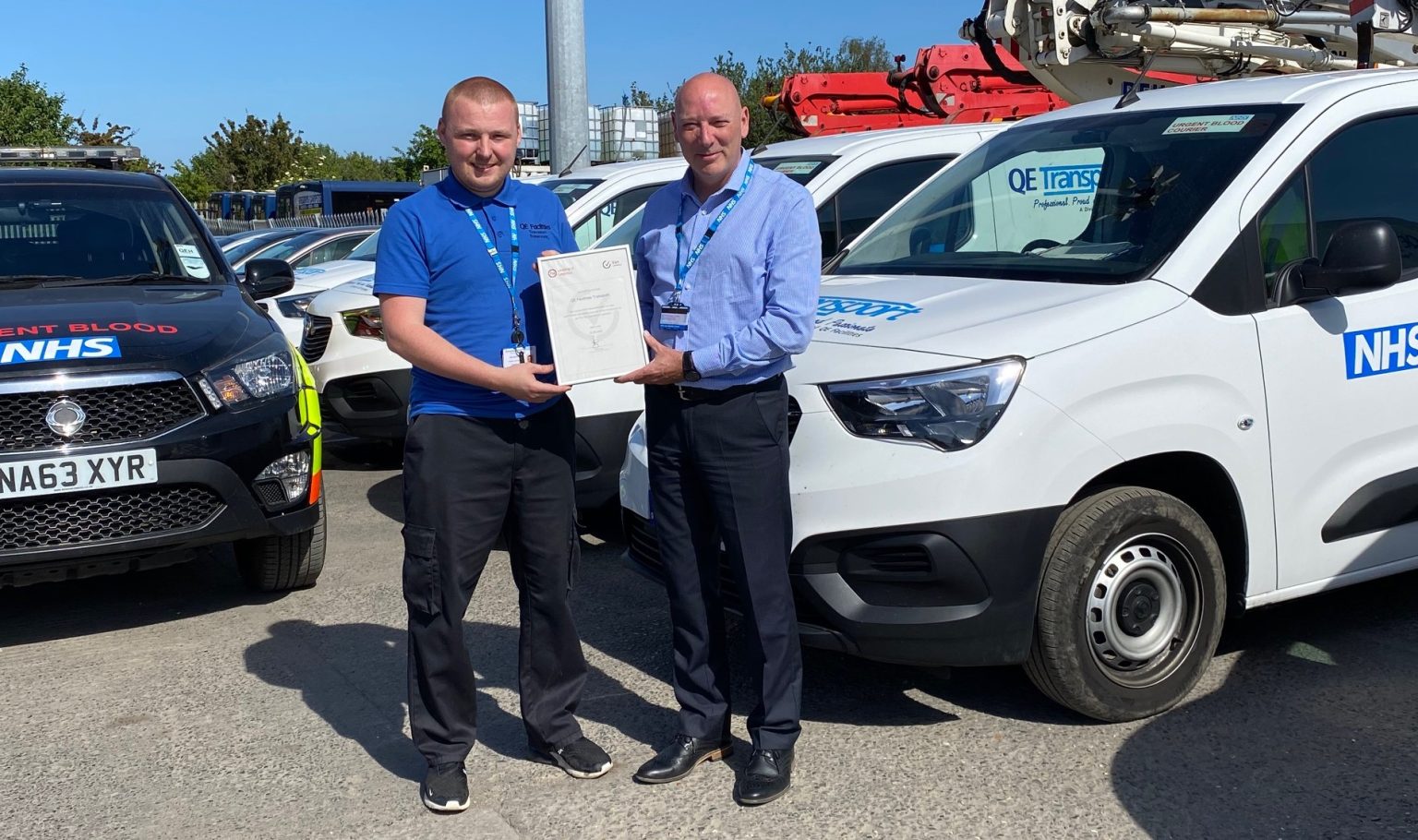 NHS Foundation Trust Receives Remote Van Excellence - Transport ...