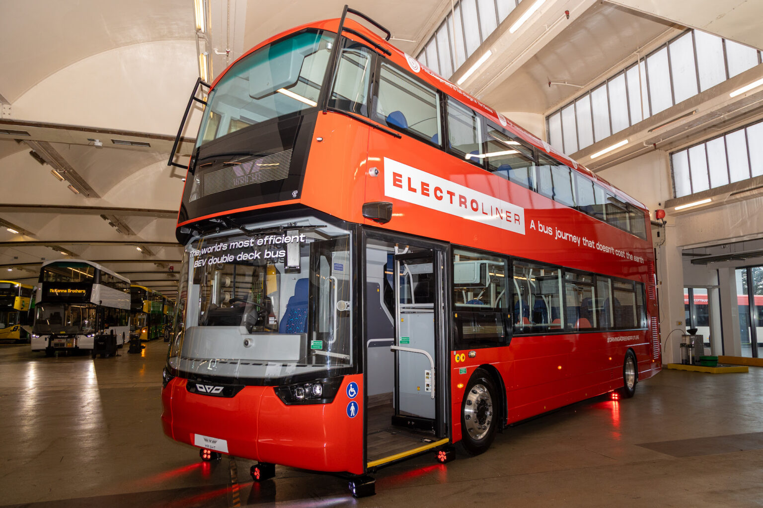 Wrightbus Launch Next Gen EV Bus – the Electroliner - Transport ...