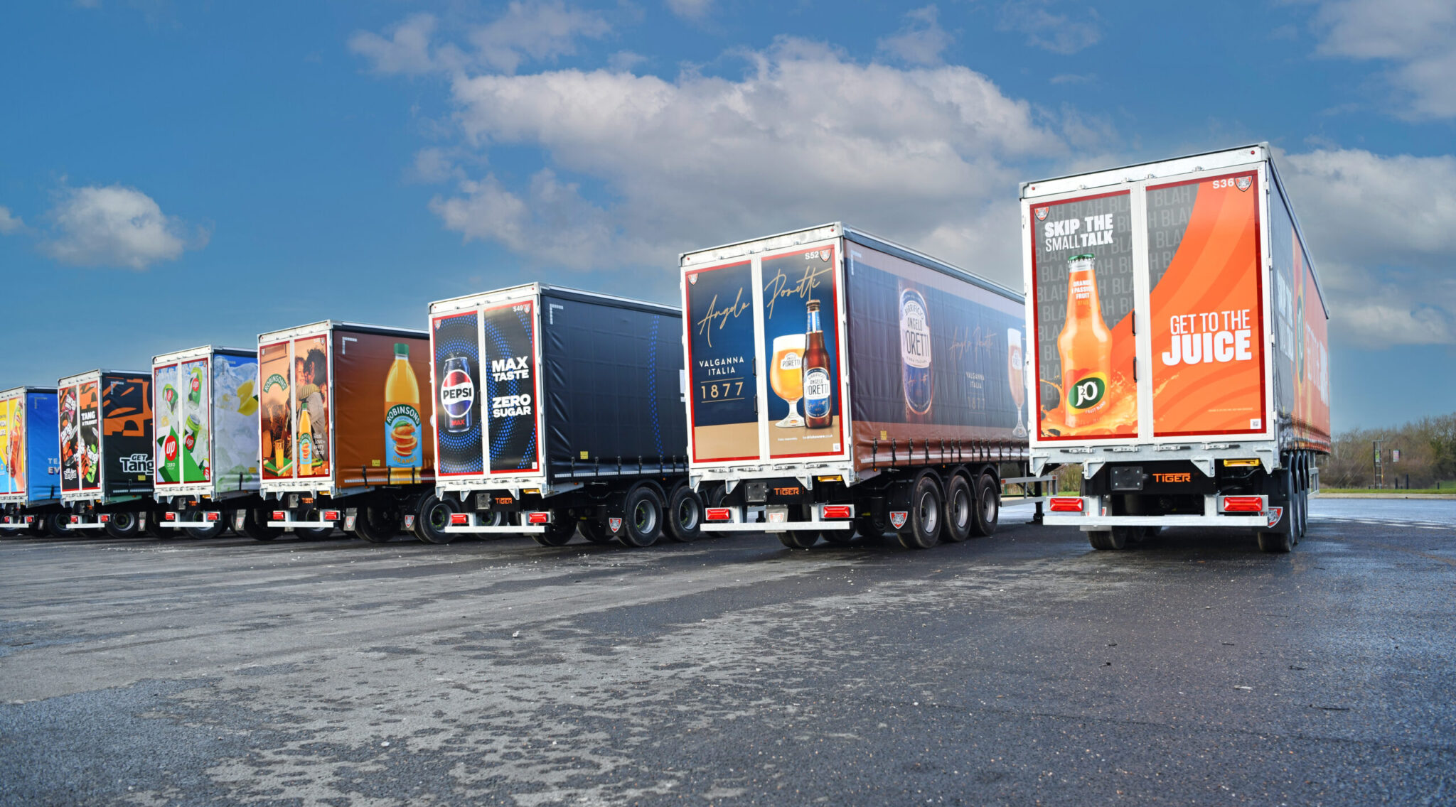Carlsberg Britvic Adds 37 Tiger Trailers to its Fleet - Transport ...